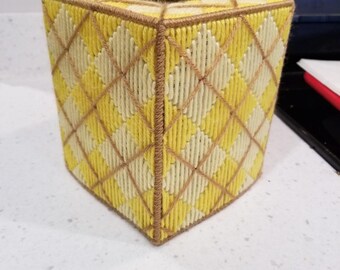 Yellow M&M Tissue Box Cover - Etsy