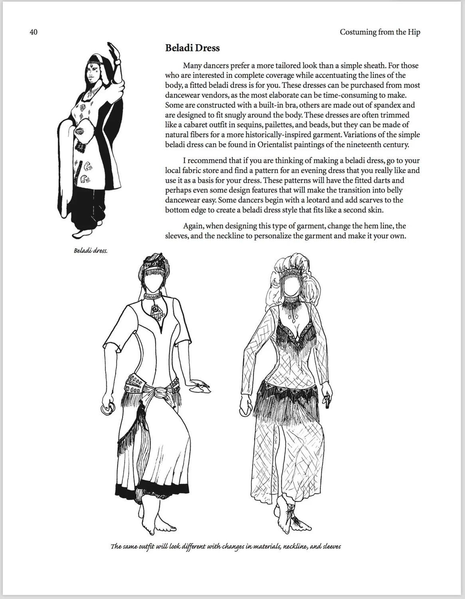Costuming From the Hip, DIY Belly Dance Costuming Book by Dawn Devine ...