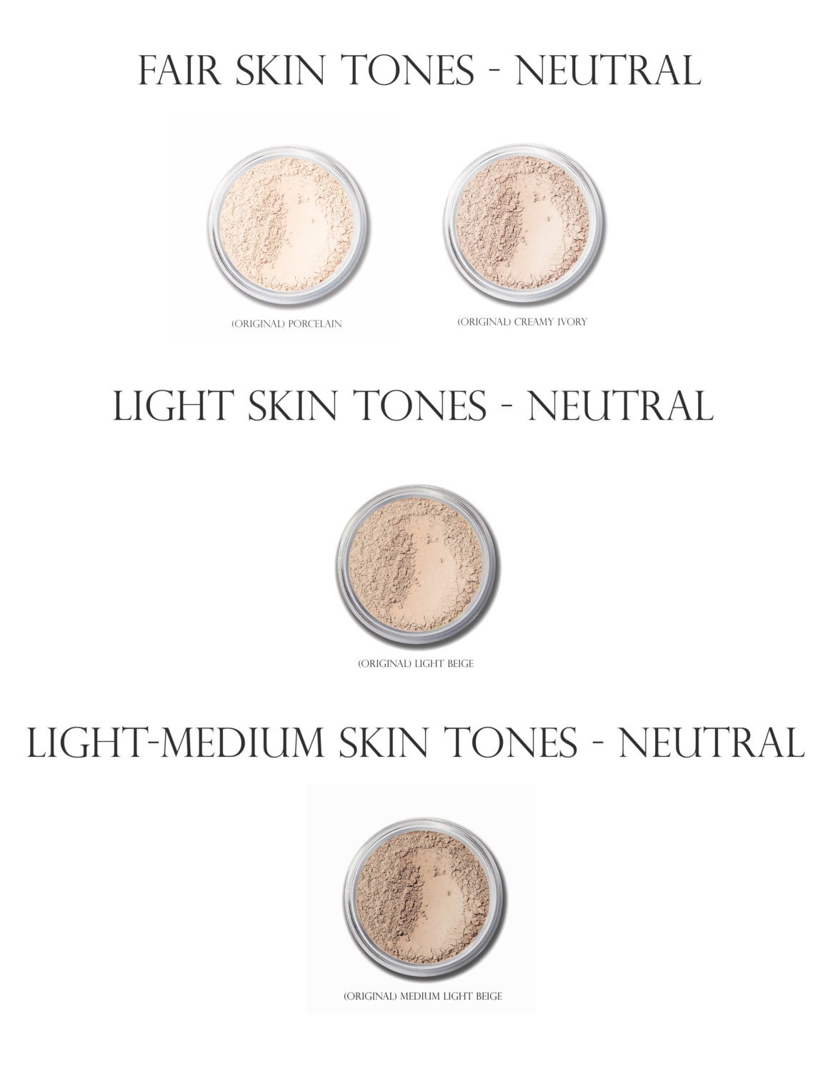 Mineral Makeup Foundation Two (huge Sample Sizes) - Organic Silk ...