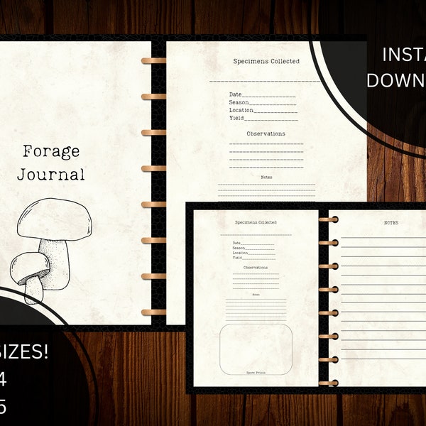 Nature Journal Printable - Etsy