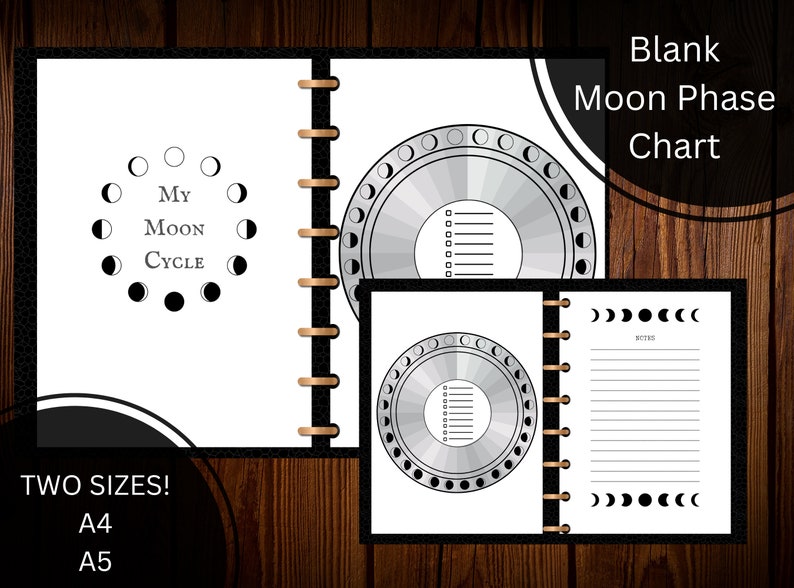 My Moon Cycle Moon Mood Tracker Printable Lunar Cycle Printable ...