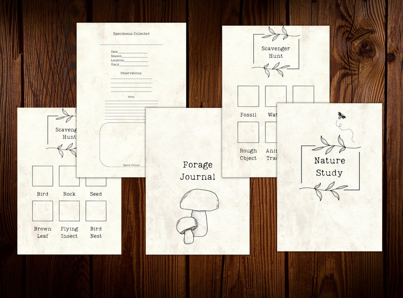 Ultimate Nature Journal Printable Bundle Nature Study PDF Instant ...