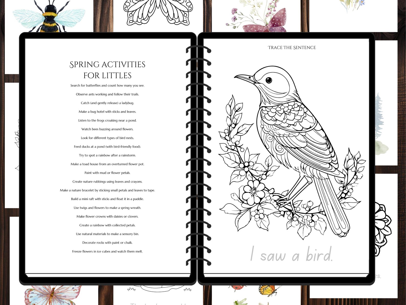 Spring Nature Journal for Pre-k, Kindergarten, and 1st Grade ...