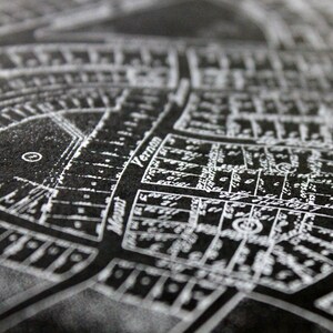 DILWORTH (charlotte) Hand Drawn Plat Map, Historic 1900-1930s Composite ...