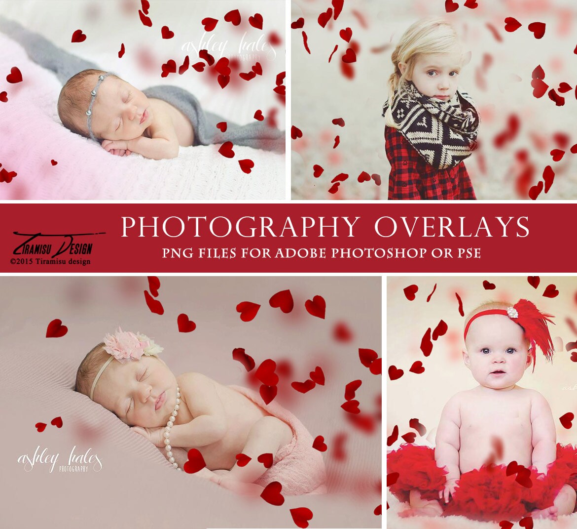 Photography Valentine's Day Heart Overlays, Heart Photo Overlays ...