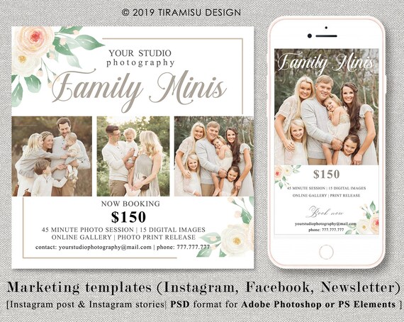 Family Session Template Family Mini Session Template Family Minis ...