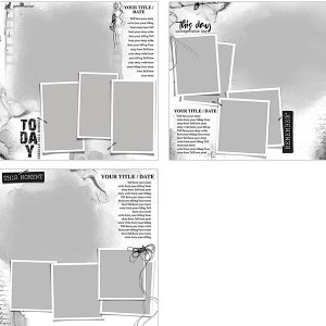 Photo Album PSD Templates, Family Photobook Template for Photoshop ...