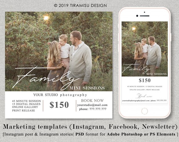 Family Session Template Family Mini Session Template Family Minis ...