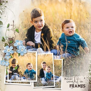 Photo Album PSD Templates for Photoshop| Family Photobook Scrapbook ...