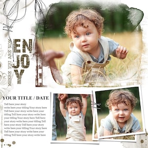 Photo Album Templates: PSD Files for Photoshop | Family, Baby, Wedding ...