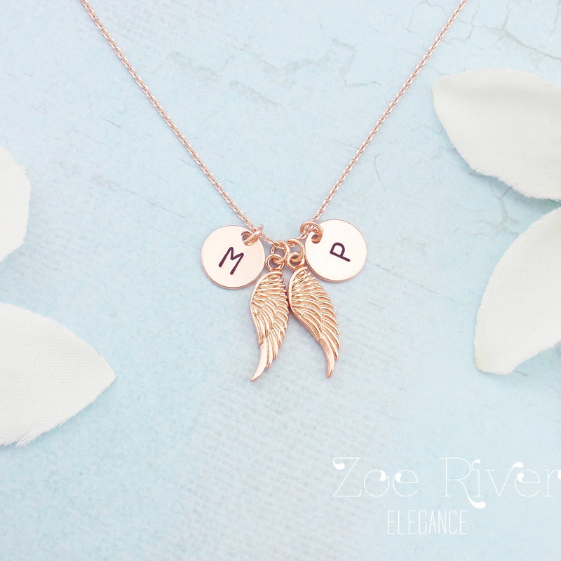 Angel Wing Necklace - Etsy