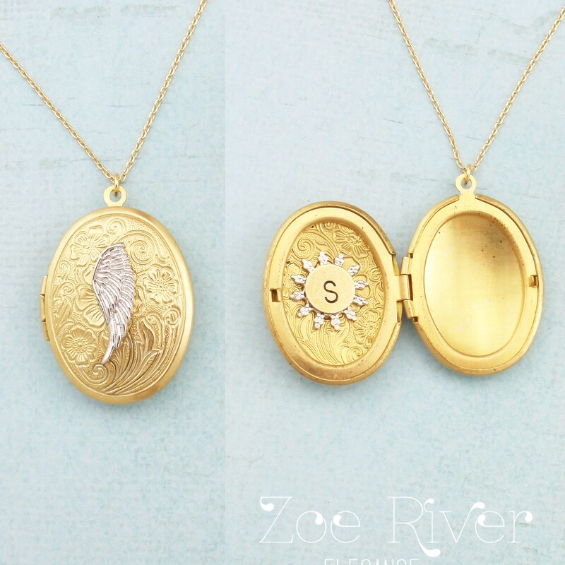 Angel Locket - Etsy