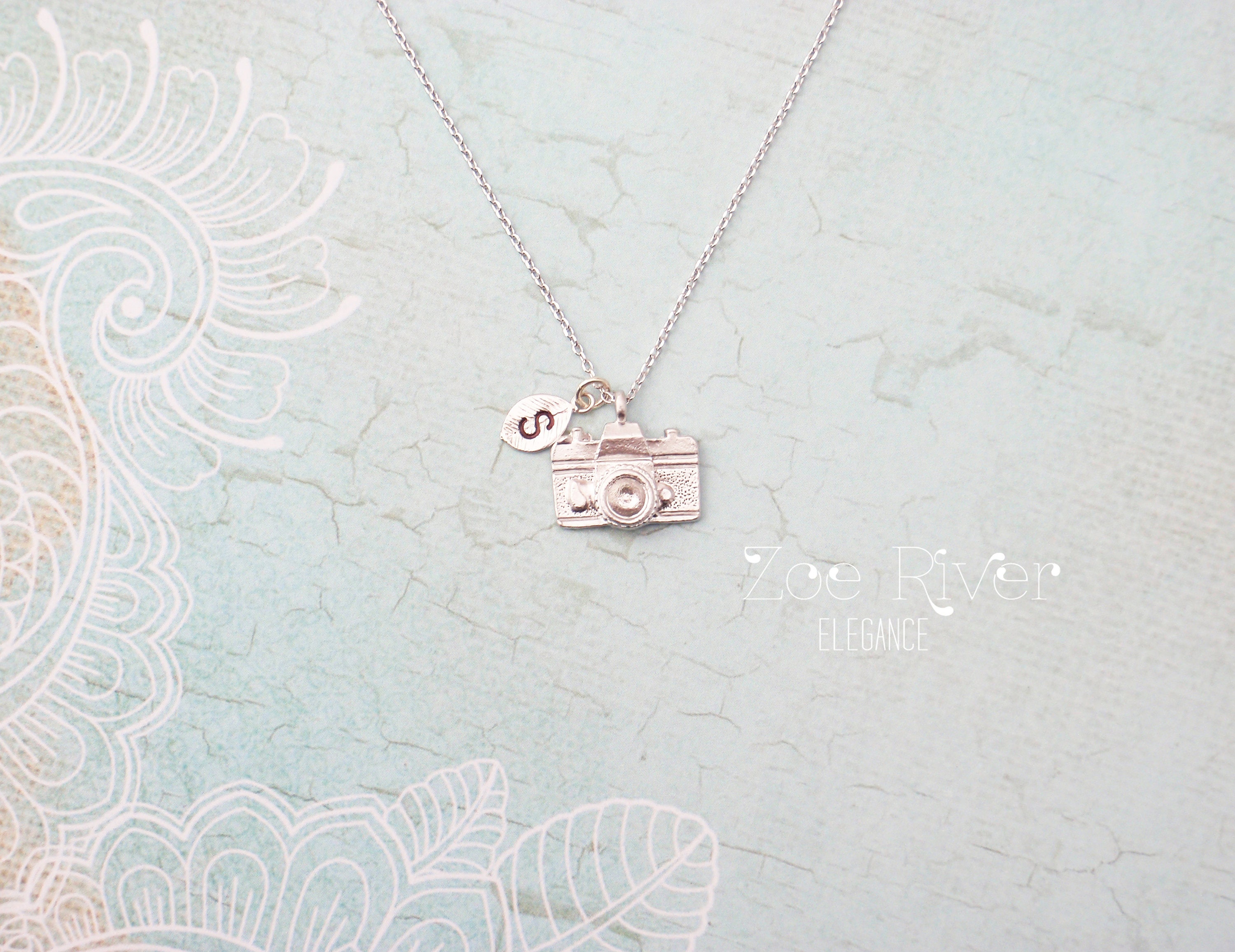 Silver or Gold Camera Necklace. Photographer Necklace. - Etsy