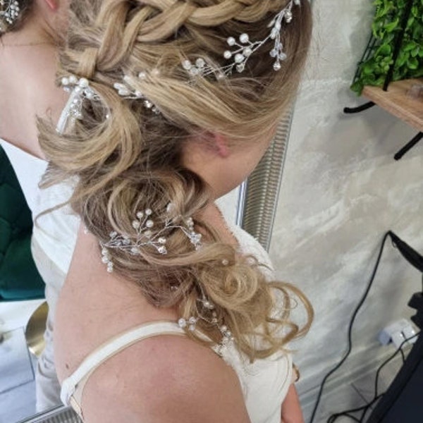 Crystal Hair Piece - Etsy