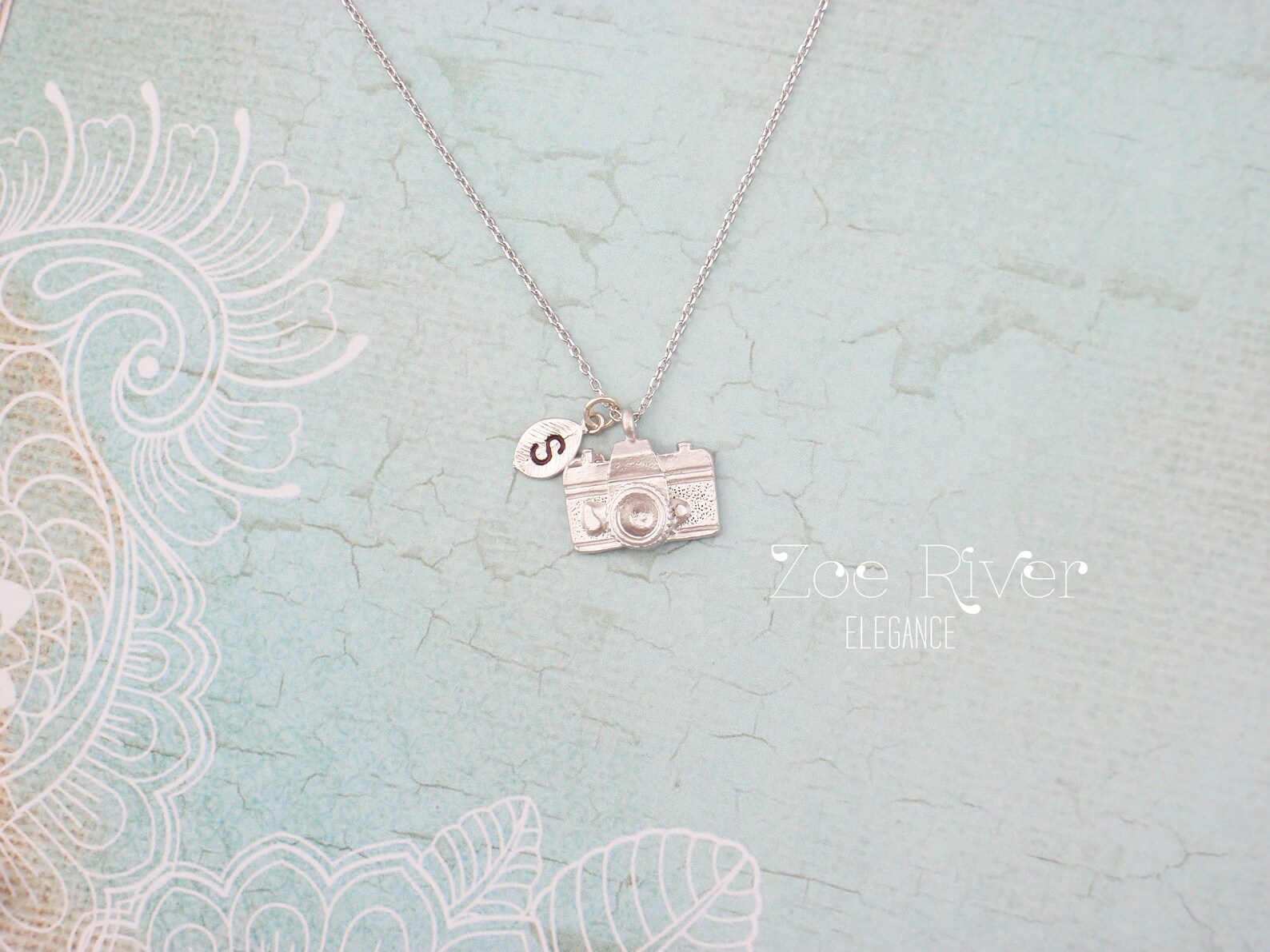 Silver or gold camera necklace. Photographer necklace. | Etsy