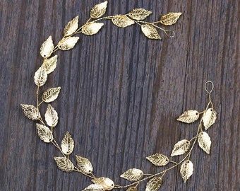 Gold Laurel Wreath - Etsy