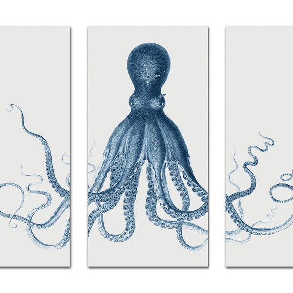 Triptych Animal Art - Etsy