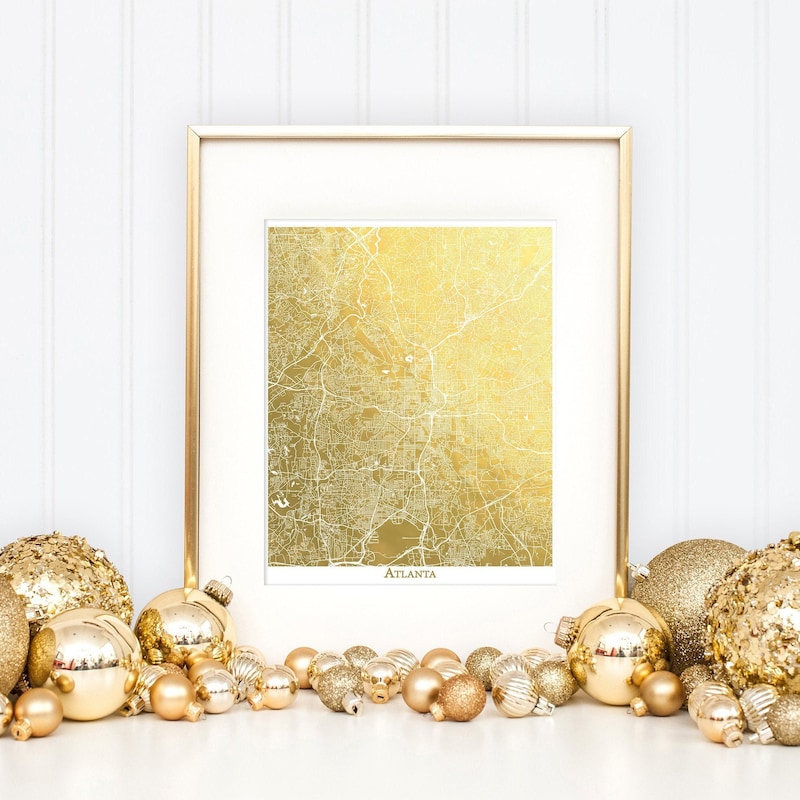 Atlanta Maps - Etsy