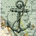 Nautical Map Anchor Print, Anchor Poster, Nautical Wall Hanging ...