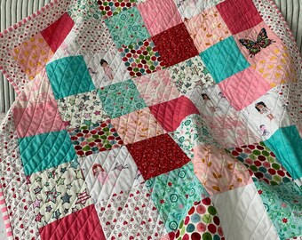 Girl Patchwork Quilt | Etsy UK