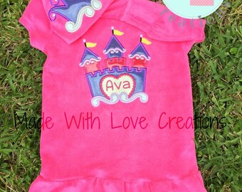 Princess Swimsuit Cover Ups-Swimsuit Cover Up-Girls Swim Cover | Etsy