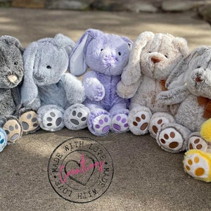 Personalized Bunny-custom Bunny-stuffed Bunny-personalized Gift-bunny ...