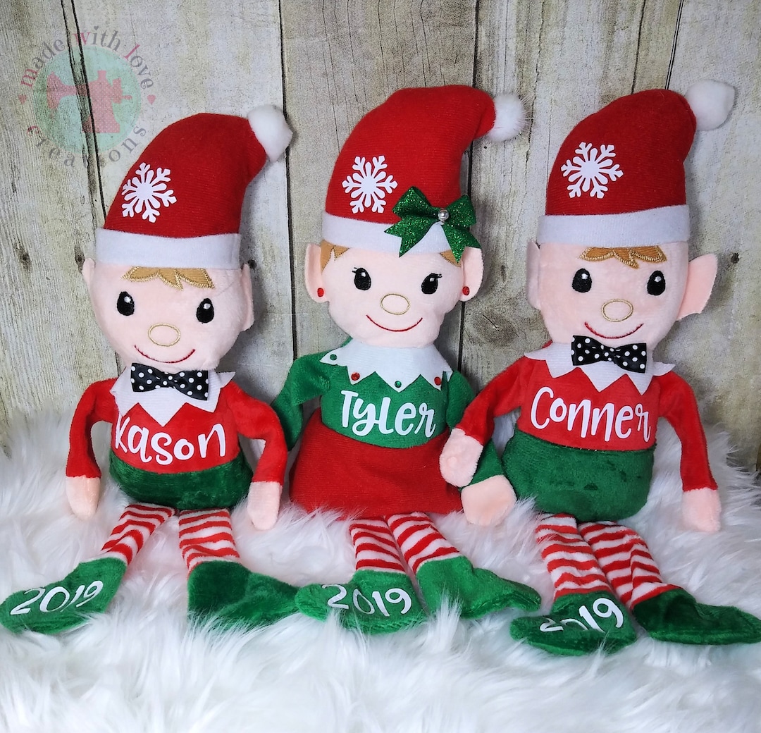 Personalized Elf-christmas Elf-custom Elf-plush Christmas Elf-elf ...