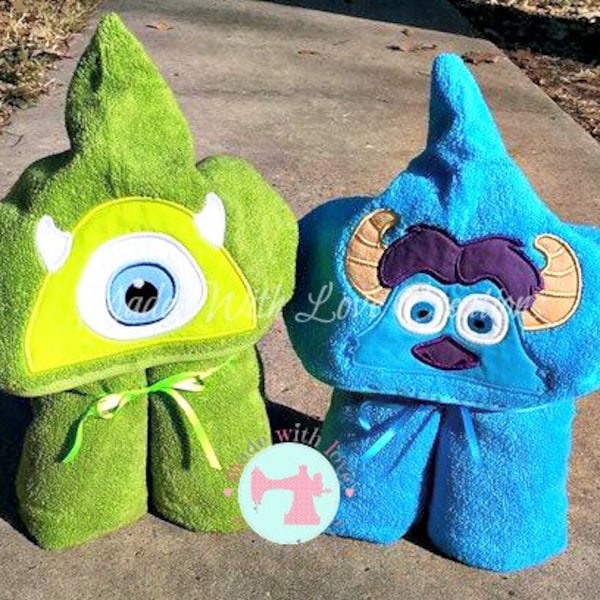 Monster Hooded Towel - Etsy