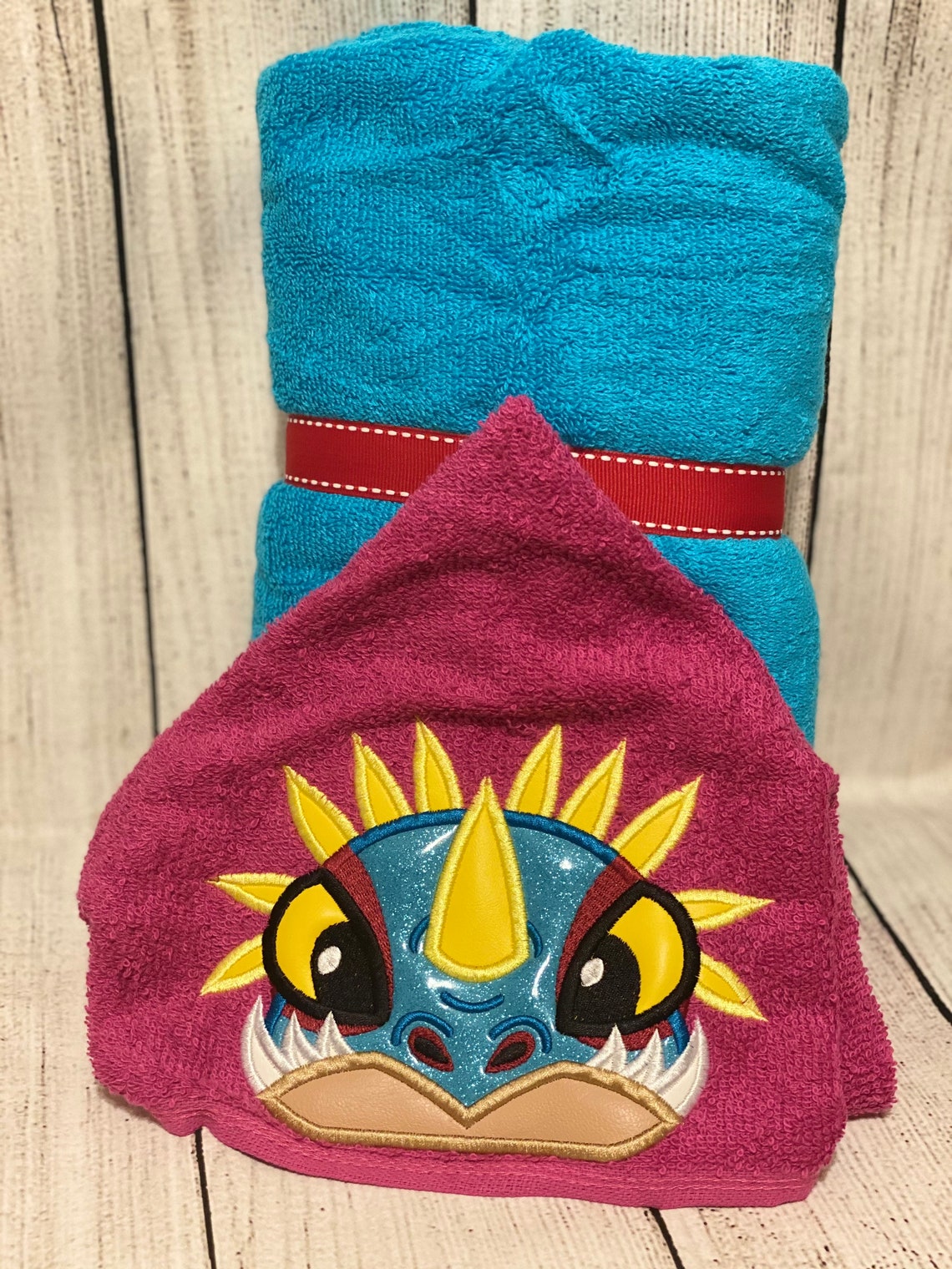 Dragon Inspired Hooded Towels-Character Hooded | Etsy