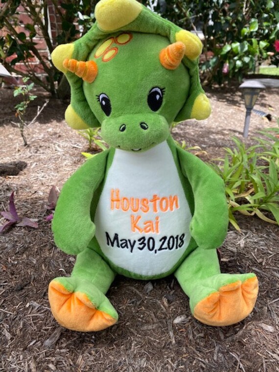 Dinosaur Custom Embroidered Stuffed Animal - Etsy