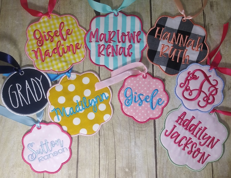 Custom Backpack Tags-monogrammed Tags-backpack - Etsy