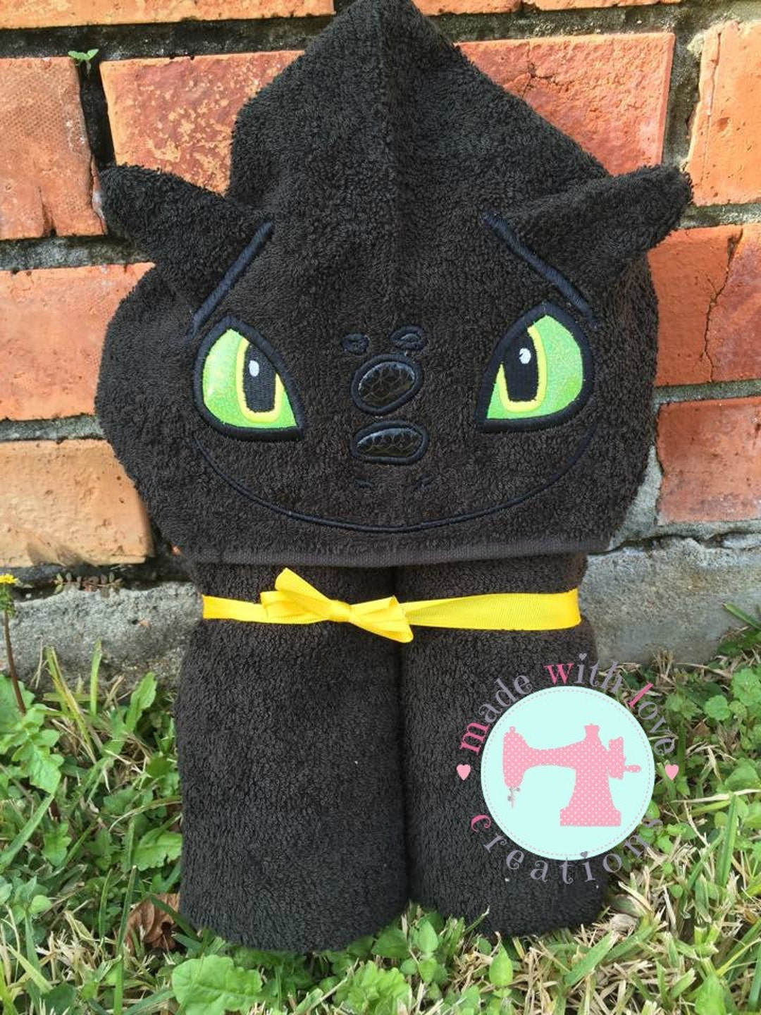 Dragon Inspired Hooded Towels-character Hooded Towels-toothless Hooded ...