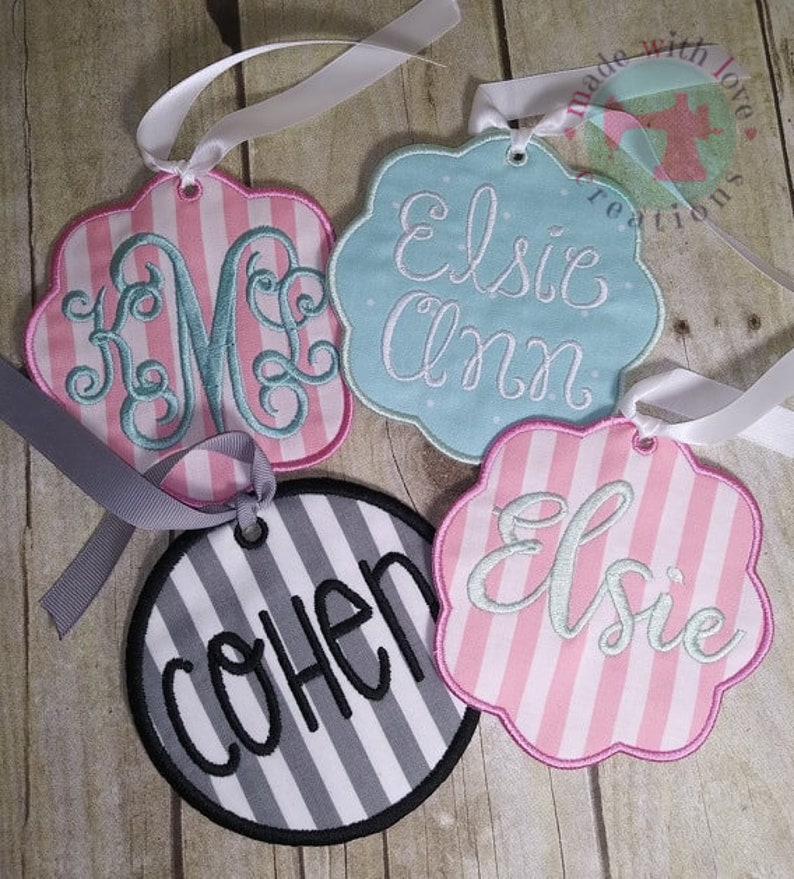 Custom Backpack Tags-monogrammed Tags-backpack - Etsy