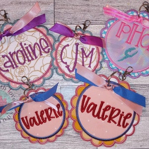 Custom Backpack Tags-monogrammed Tags-backpack Tags-monogrammed Tag ...