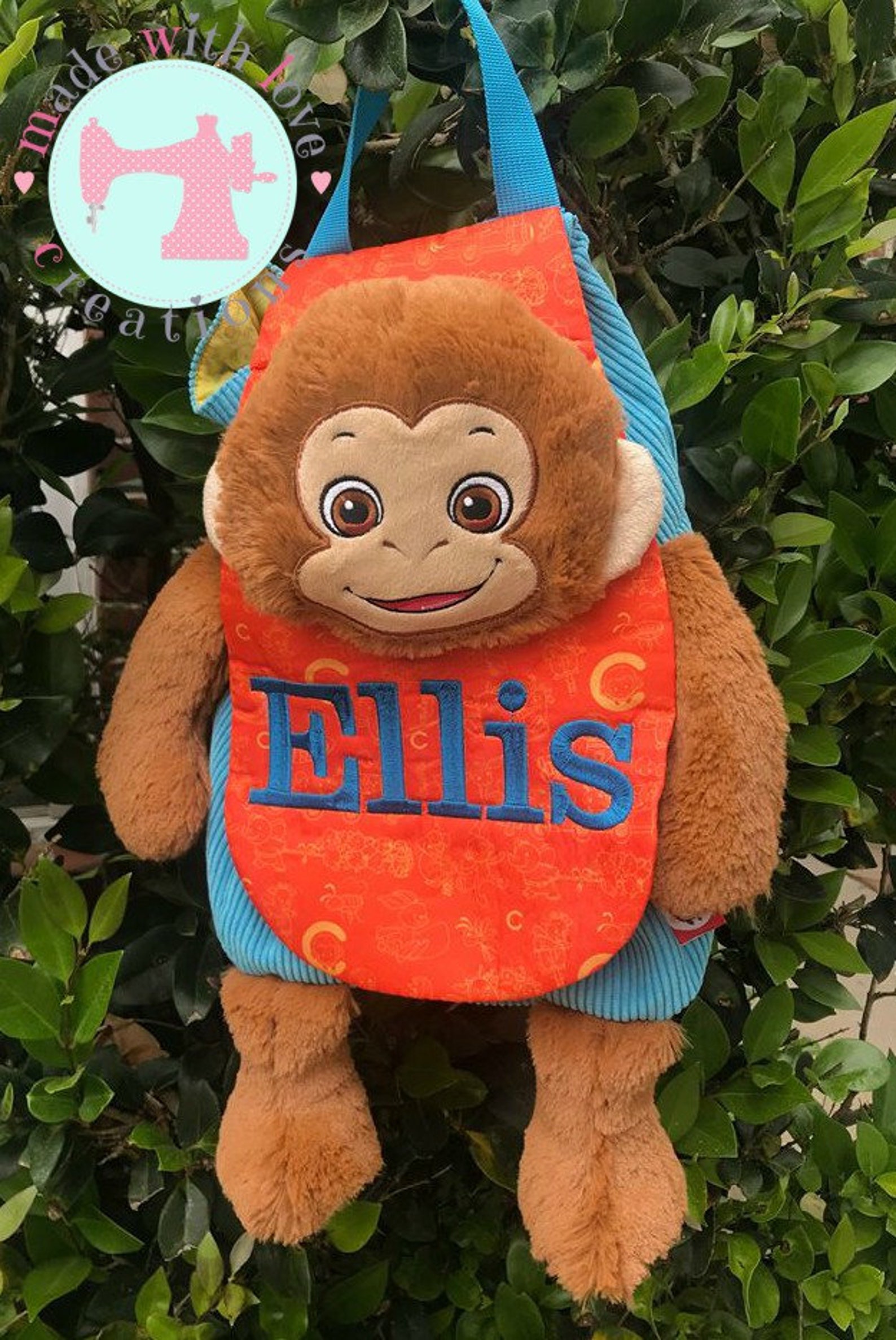 Toddler Animal Backpacks Embroidered Custom Embroidered - Etsy