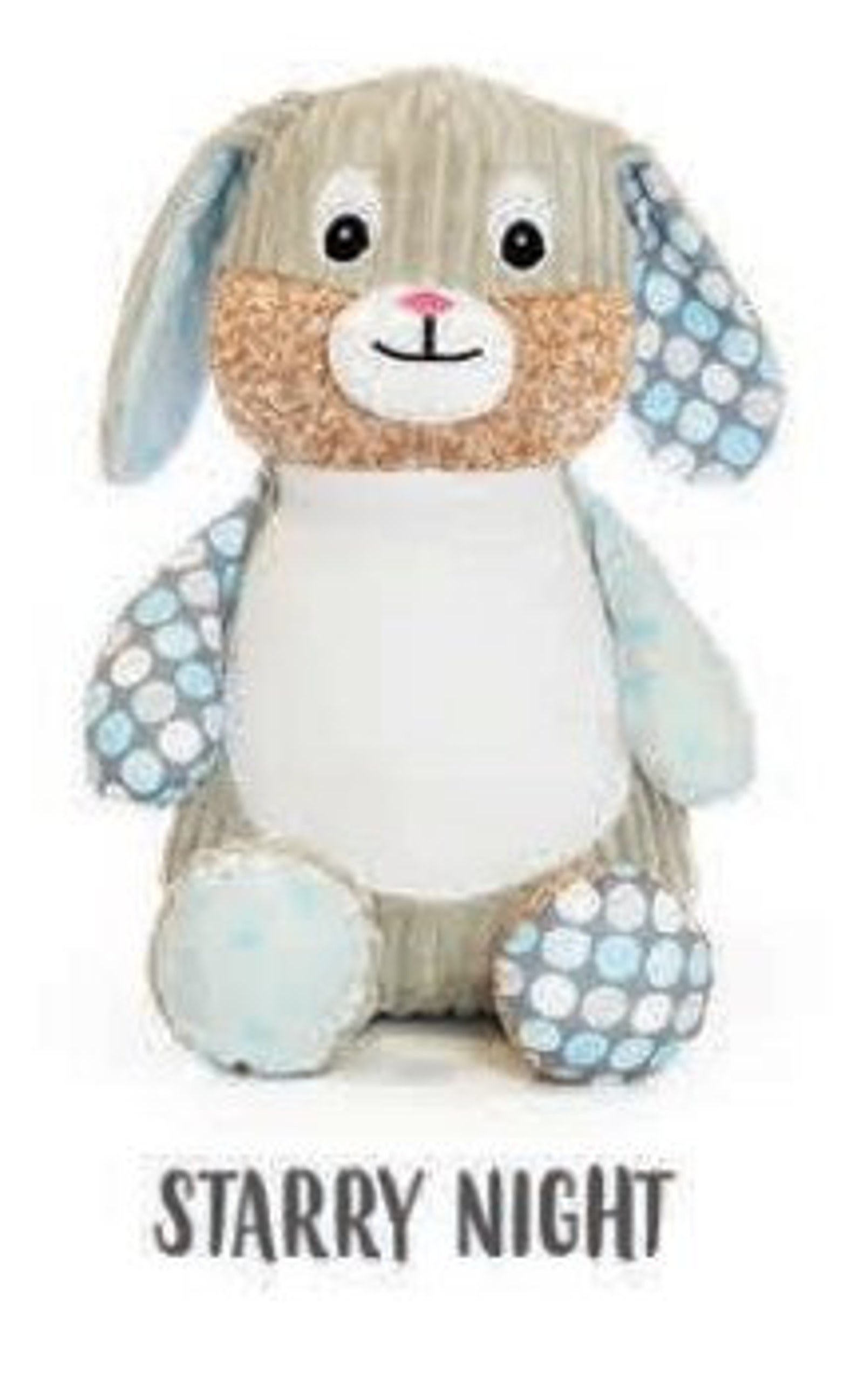 Rabbit Bunny Custom Embroidered Stuffed Animal | Etsy