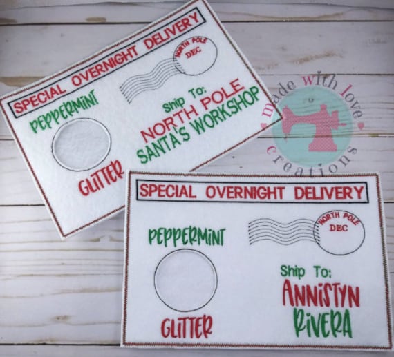 Personalized Elf Envelope-elf Costume-personalized Special | Etsy