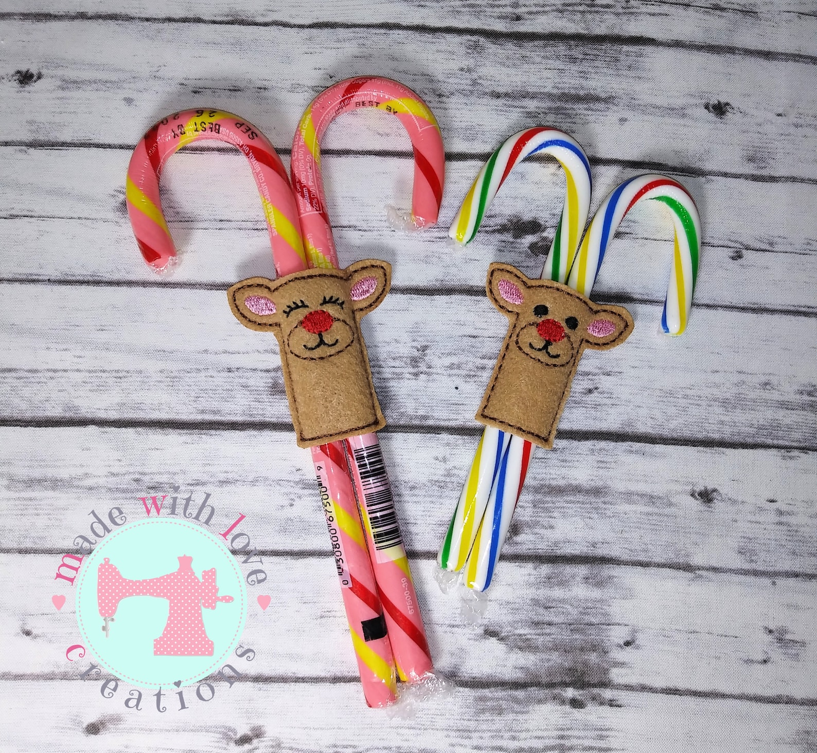 Candy Cane Sliders-reindeer Sliders-candy Cane | Etsy