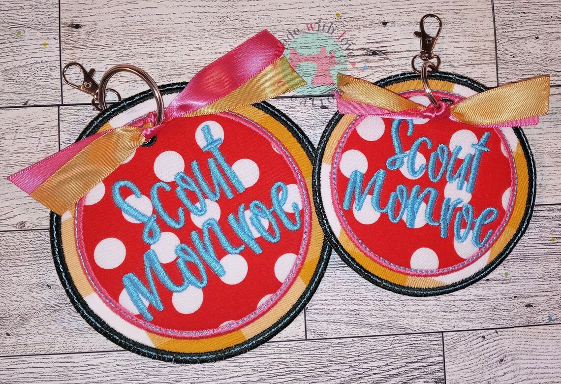 Custom Backpack Tags-monogrammed Tags-backpack - Etsy
