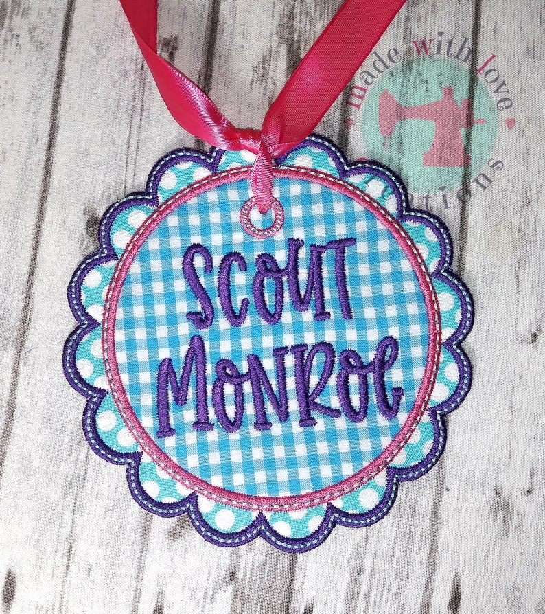 Custom Backpack Tags-monogrammed Tags-backpack - Etsy