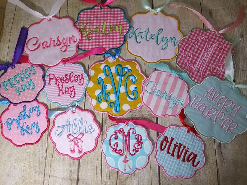 Custom Backpack Tags-monogrammed Tags-backpack - Etsy