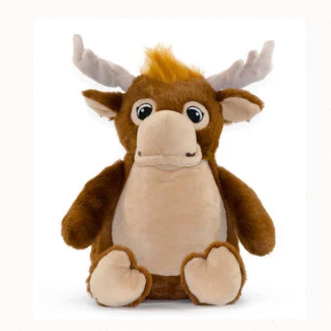 Moose Custom Embroidered Stuffed Animal - Etsy