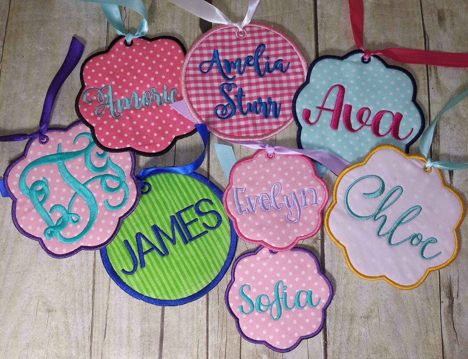 Custom Backpack Tags-Monogrammed Tags-Backpack | Etsy