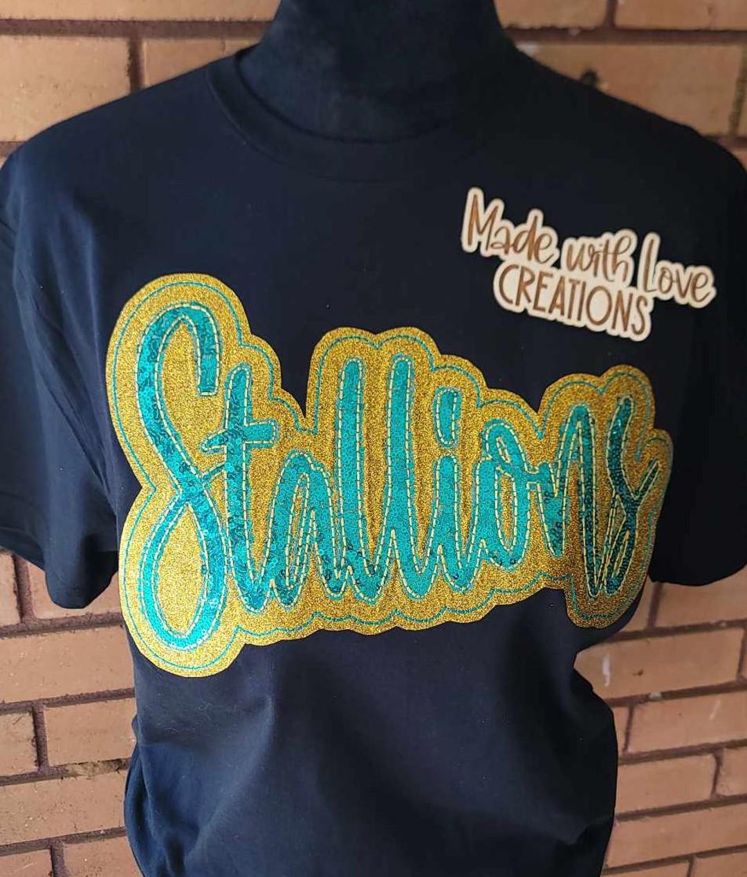 STALLIONS Shirt, Spirit Shirt, School Spirit, Embroidered STALLIONS ...