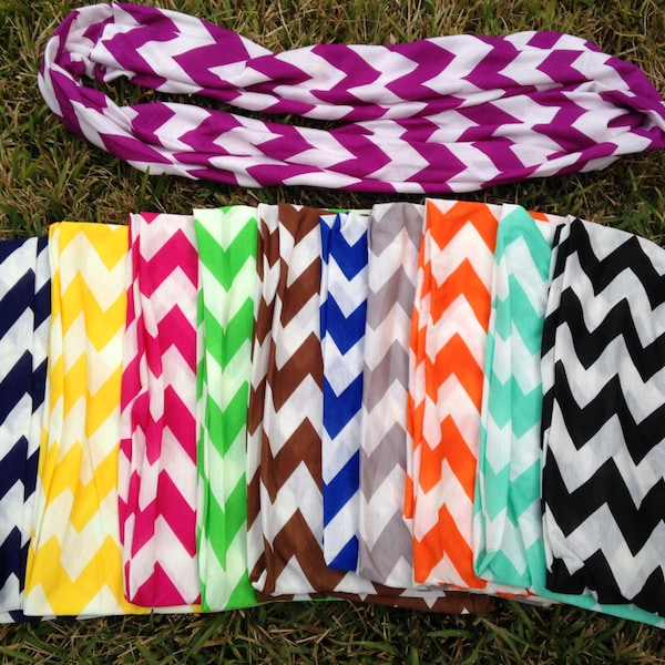 Chevron Infinity Scarf - Etsy