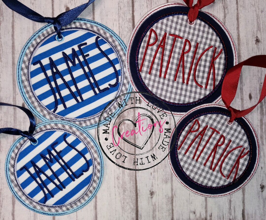 Custom Backpack Tags-monogrammed Tags-backpack Tags-monogrammed Tag ...
