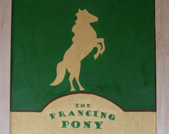 The Prancing Pony Sign - Etsy
