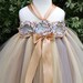 Beige Flower Girl Dress, Flower Girl Dresses, Jr Bridesmaid Dress ...