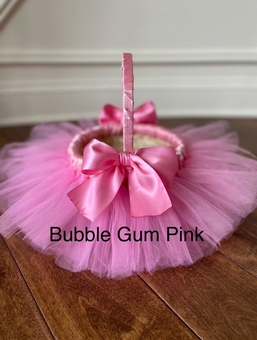 Easter Basket, Tutu Easter Basket, Tulle Easter Basket, Easter Basket ...