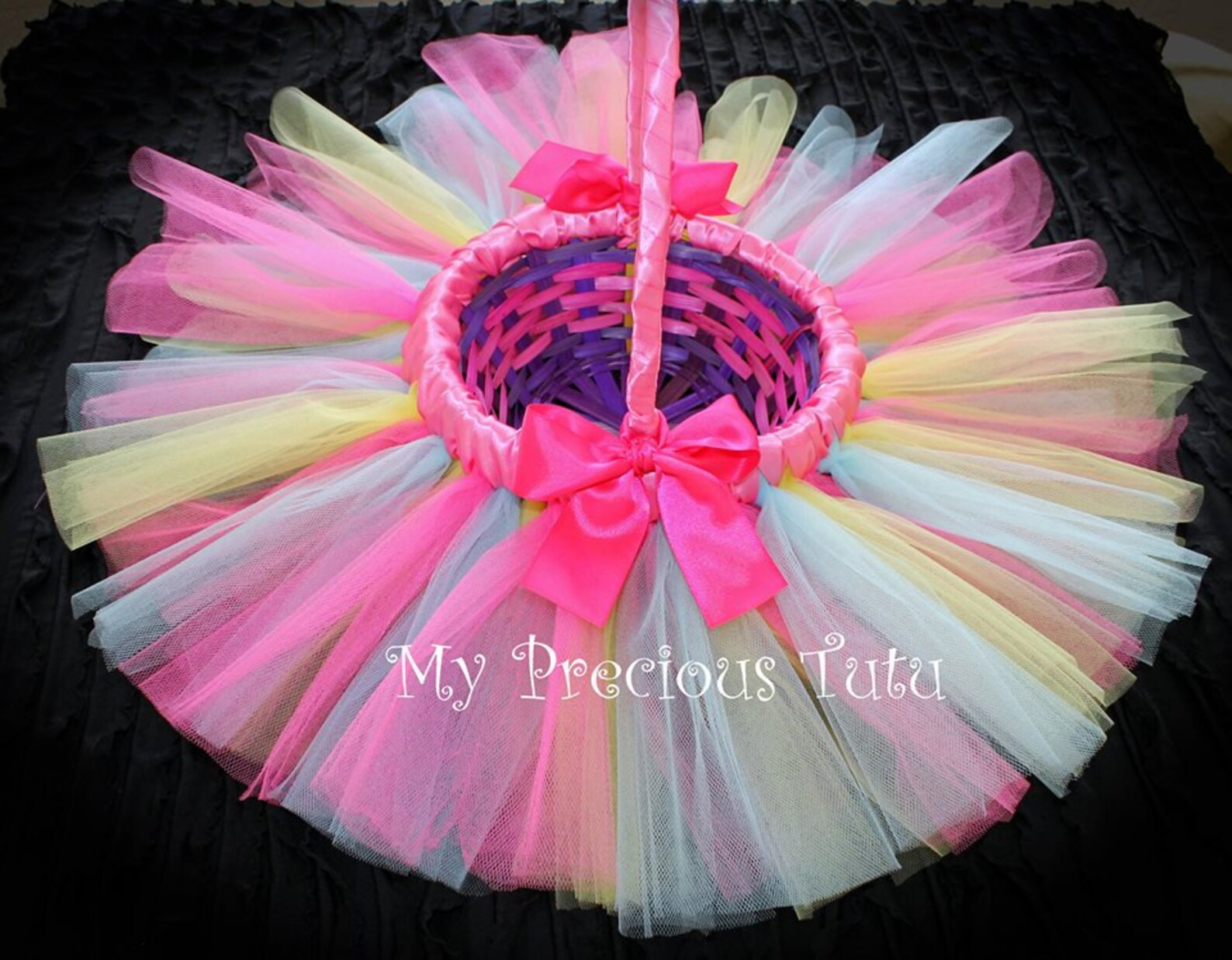 Easter Basket Tutu Easter Basket Tulle Easter Basket Easter - Etsy
